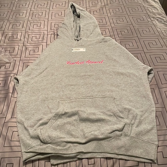 Fearless Apparel | Shirts | Fearless Apparel Gray Hoodie Size Xl Not ...